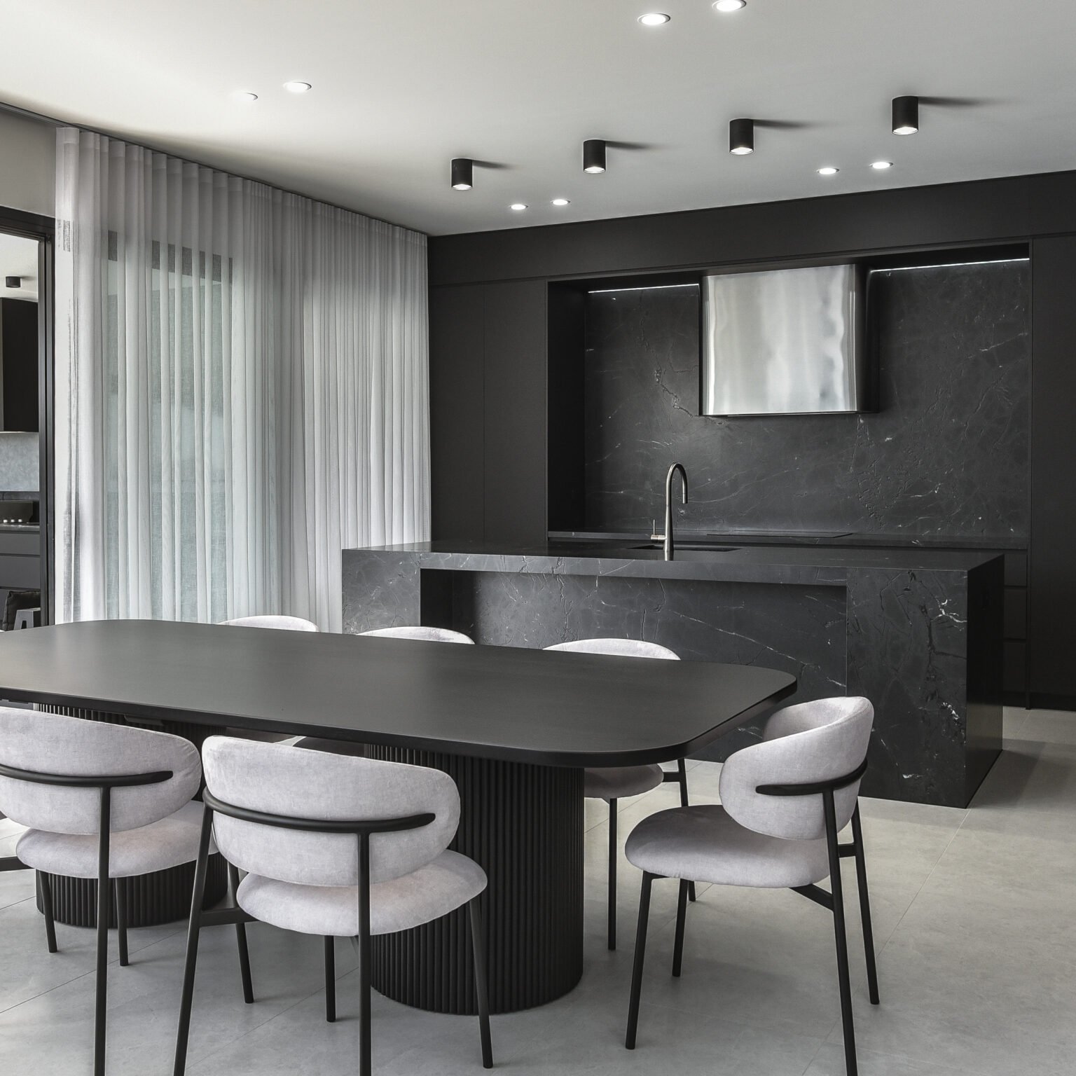 Omega Black Quartzite | Premium Quartzite Slab | Avant Stone
